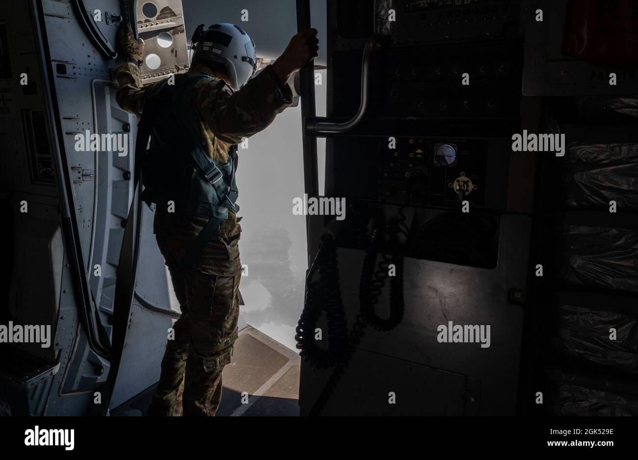 U.S. Air Force Airman 1st Class Austin Hix, a loadmaster with the 7th ...