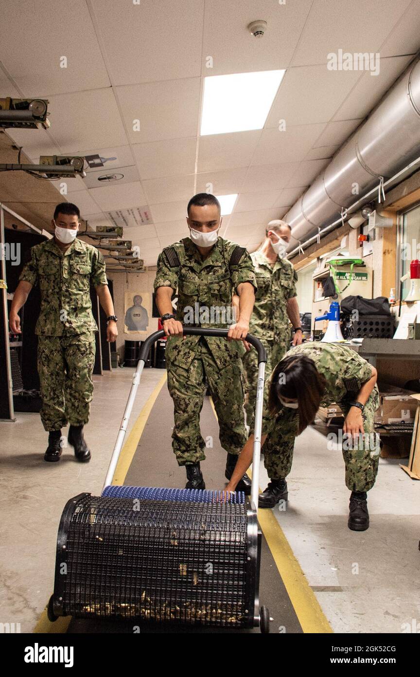 210803-N-YF306-0605 NEWPORT, R.I. (Aug. 4, 2021) An Officer Candidate ...