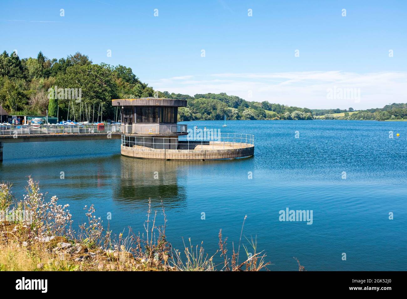 Ardingly Reservoir which is part of South East Water in Sussex ...