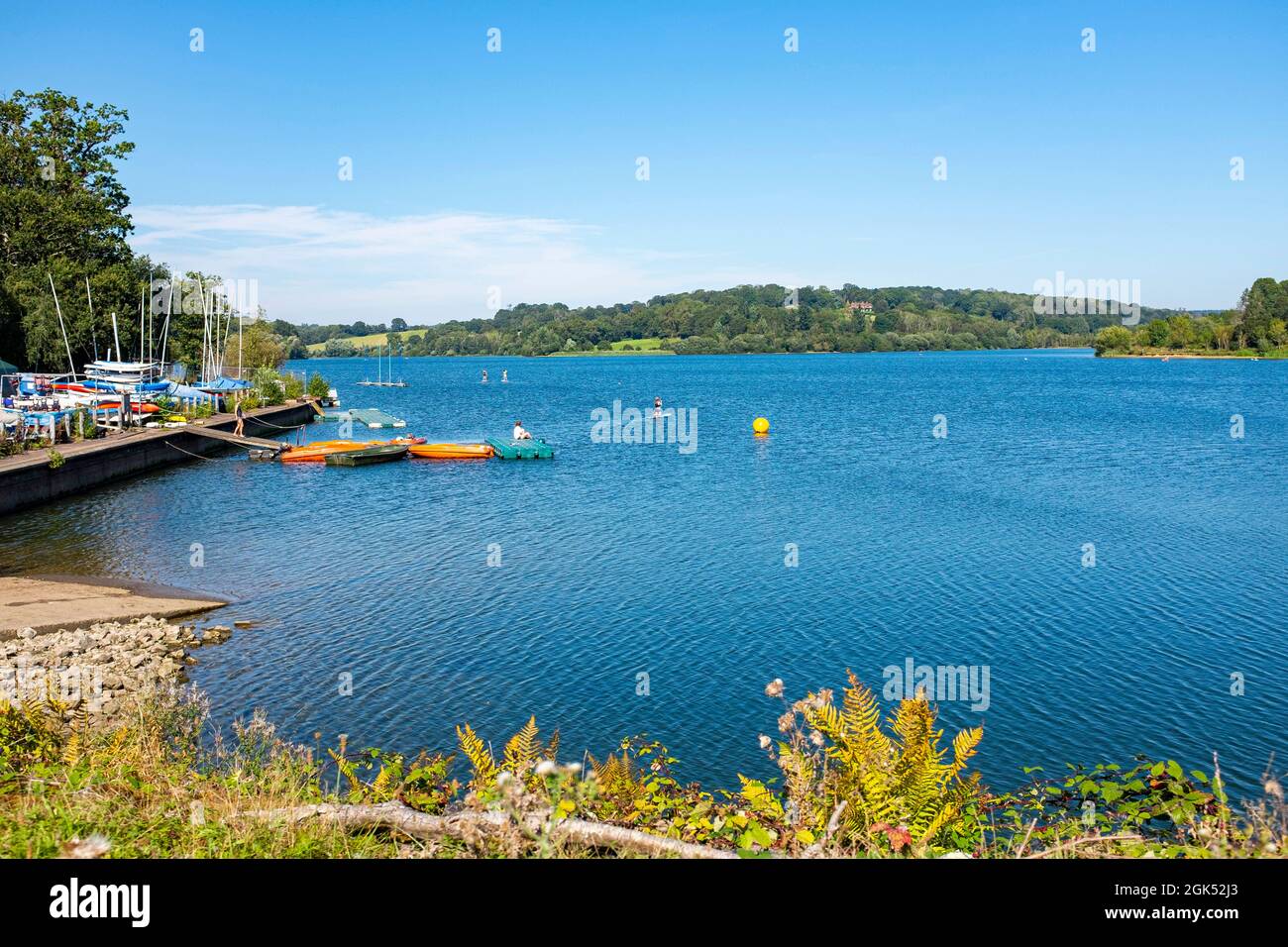 Ardingly Reservoir which is part of South East Water in Sussex ...