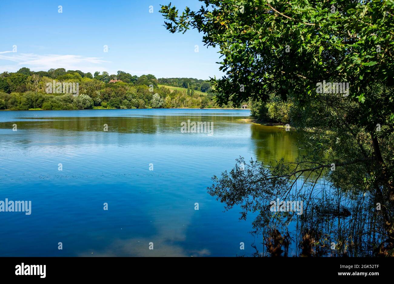 Ardingly Reservoir which is part of South East Water in Sussex ...