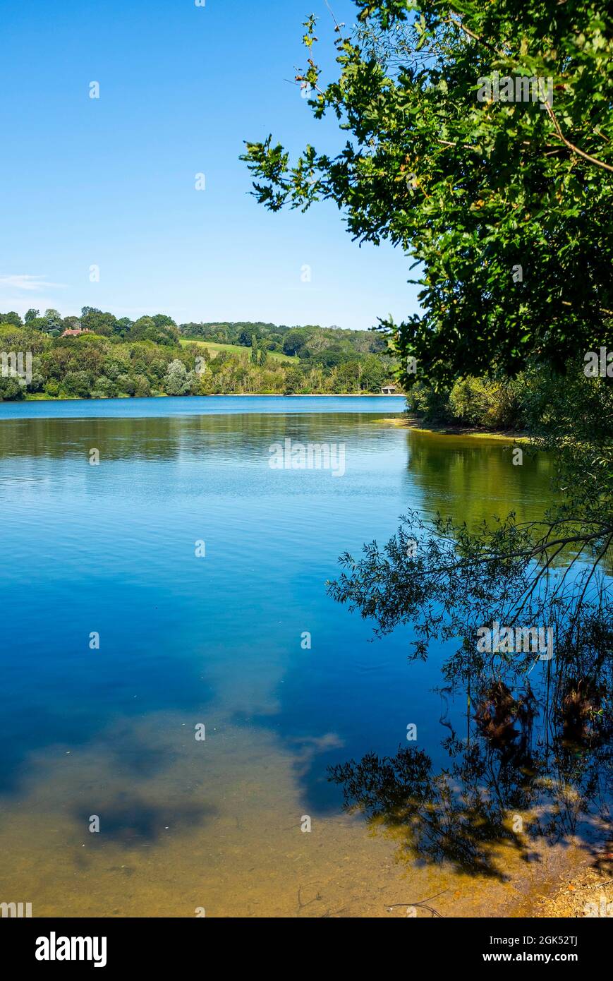 Ardingly Reservoir which is part of South East Water in Sussex ...