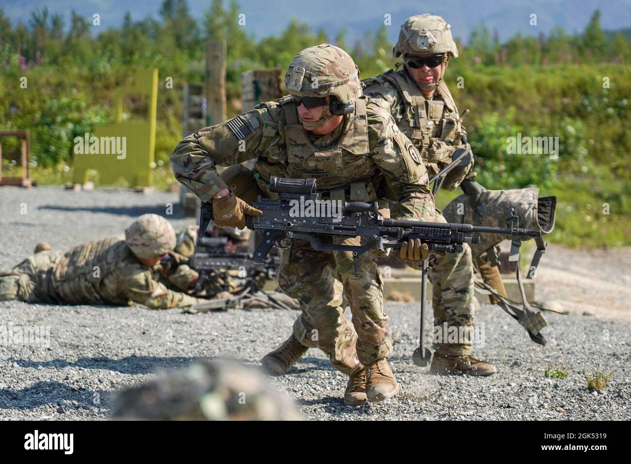 U.S. Army Pfc. Jeremy Porta, a native of Sanford, NC, assigned to the ...