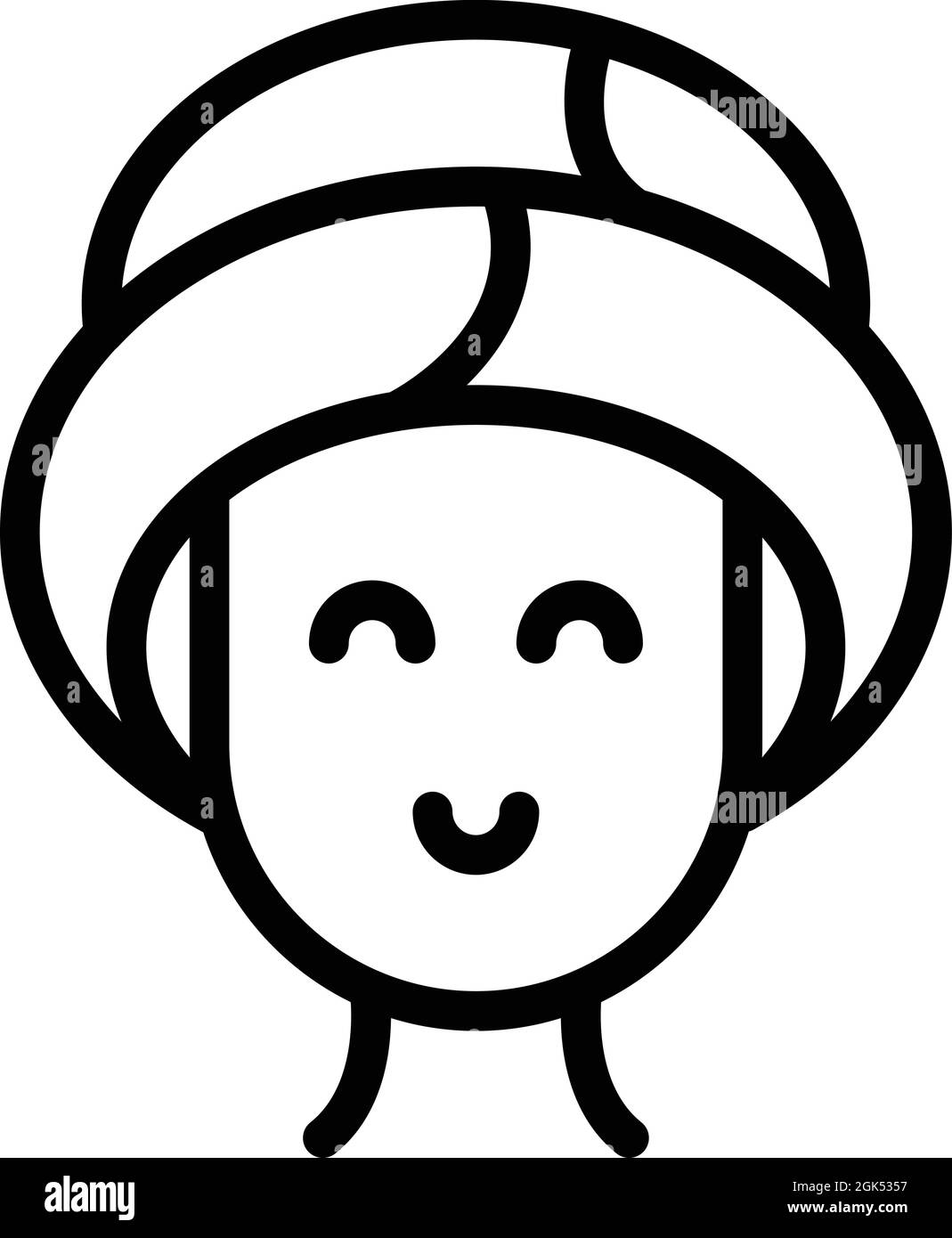 Parlor client icon outline vector. Beauty salon. Spa care Stock Vector ...