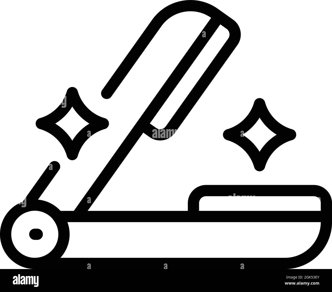 Barber razor icon outline vector. Barbershop blade. Beauty salon Stock ...