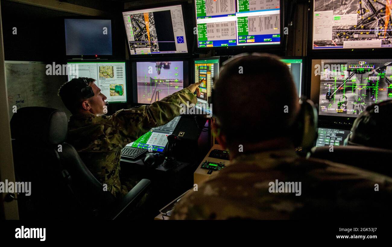 Aircrew from the 489th Attack Squadron perform preflight safety checks ...