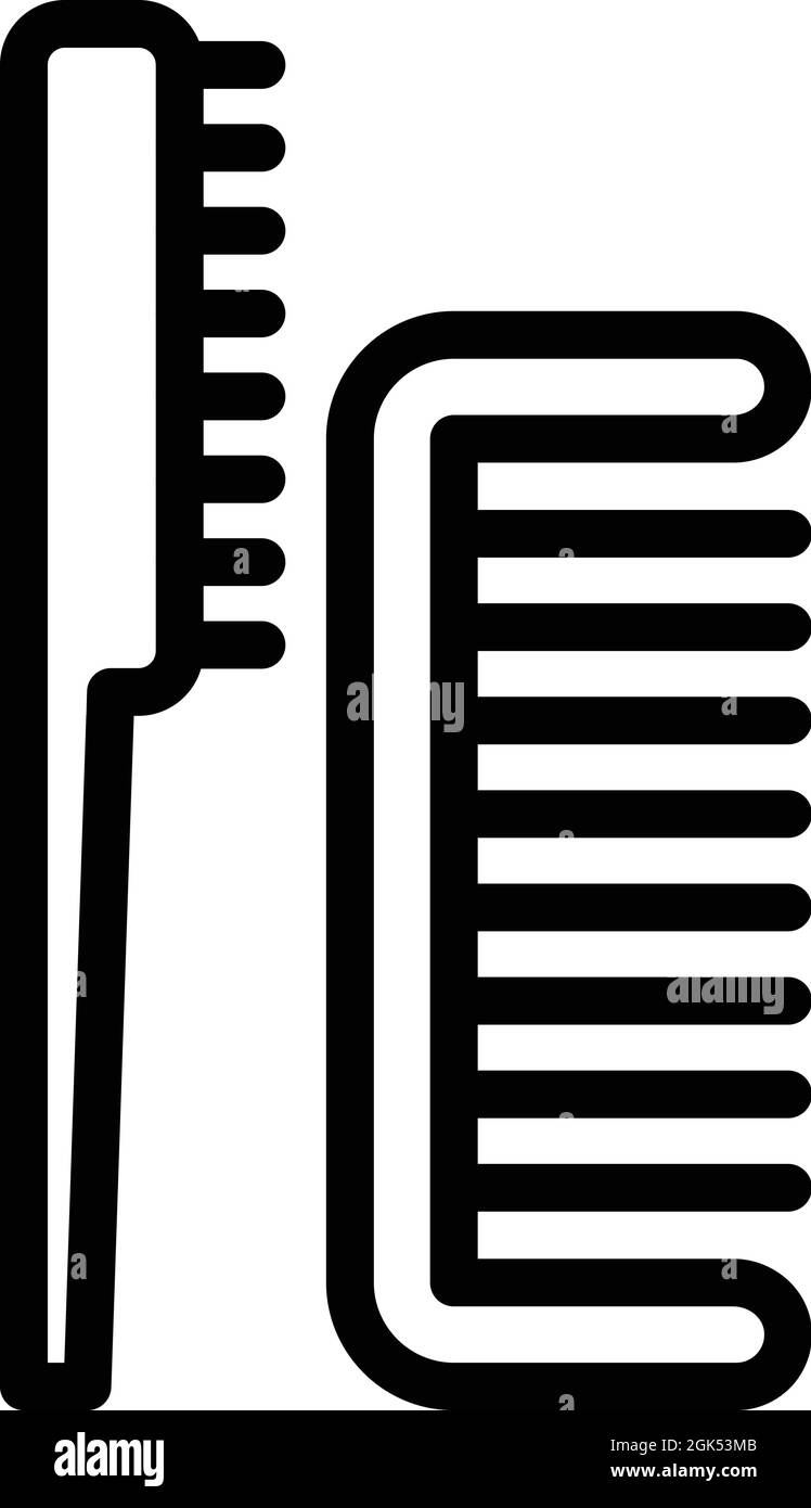 Round hairbrush Black and White Stock Photos & Images - Alamy