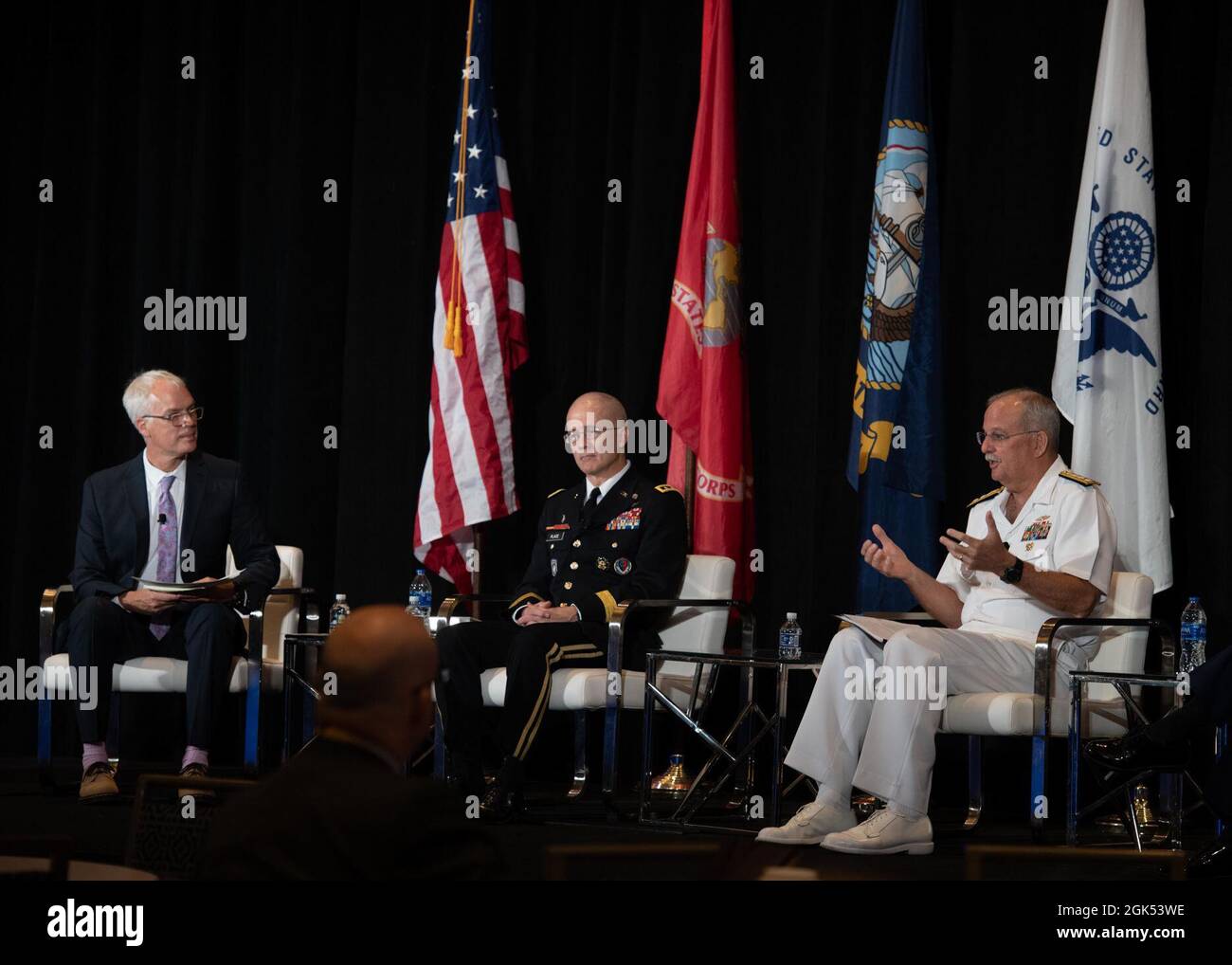 NATIONAL HARBOR, Md. (August 4, 2021) Rear Adm. Bruce Gillingham ...