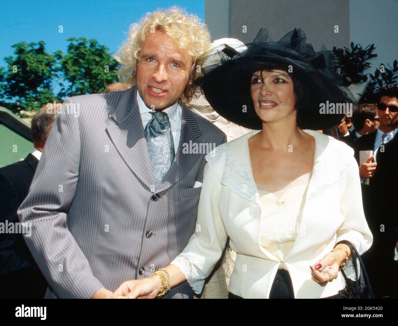 Thomas Gottschalk mit Ehefrau Thea bei der Hochzeit von Gunnar Sachs ...