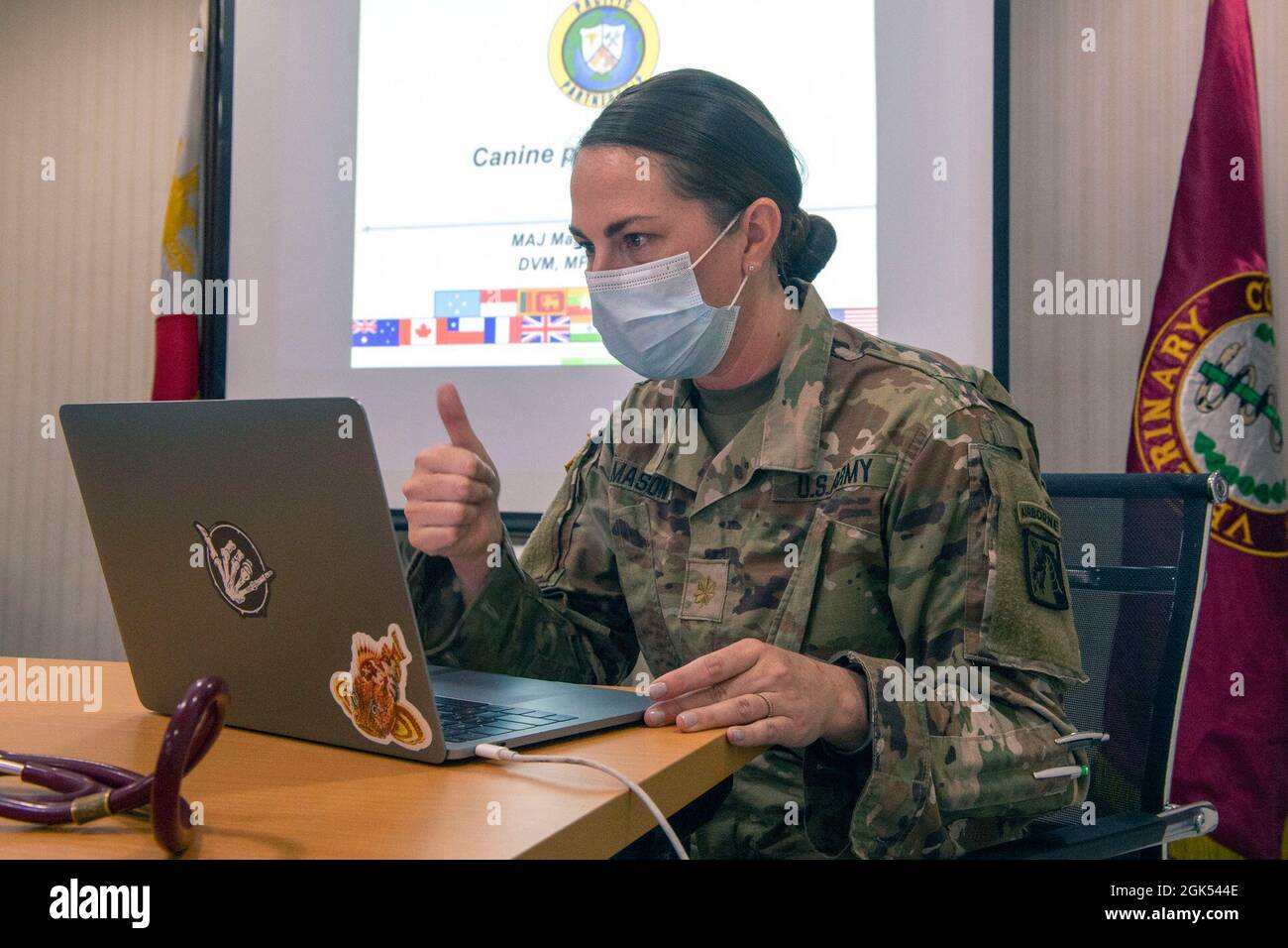 MANILA, Philippines (August 4, 2021) - U.S. Army Maj. Maren Mason, a ...
