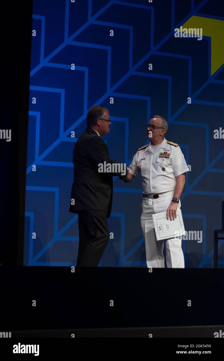 NATIONAL HARBOR, Md. (August 4, 2021) Adm. William Lescher, Vice Chief ...