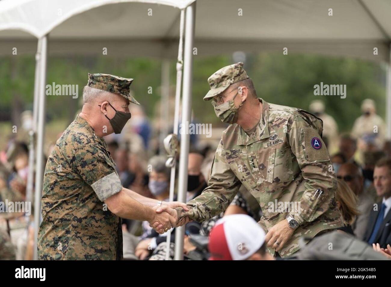 (right) U.S. Army Central outgoing Commanding General, Lt. Gen. Terry ...
