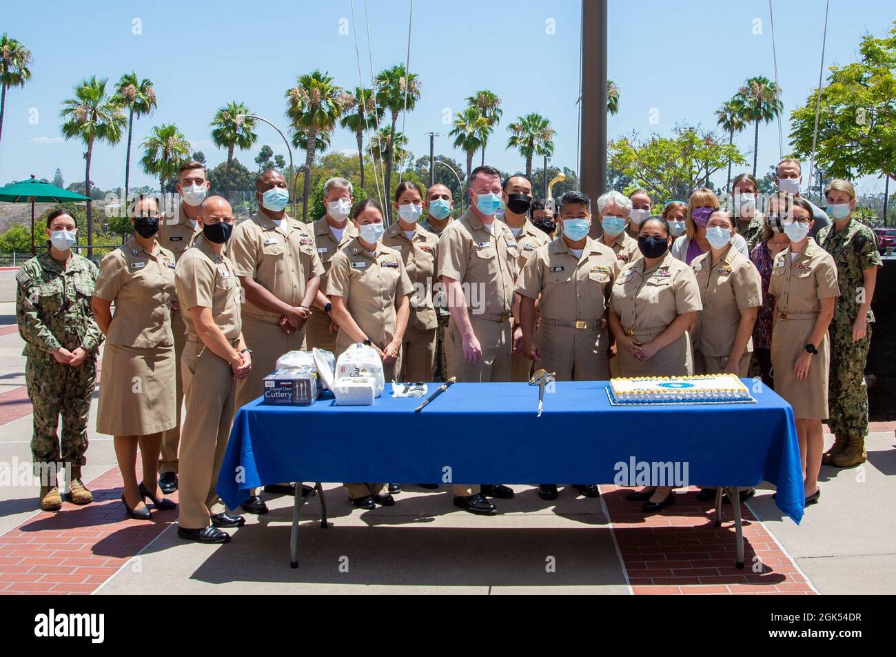 210804-N-AU520-1042 SAN DIEGO (Aug. 4, 2021) A group photo of Navy ...