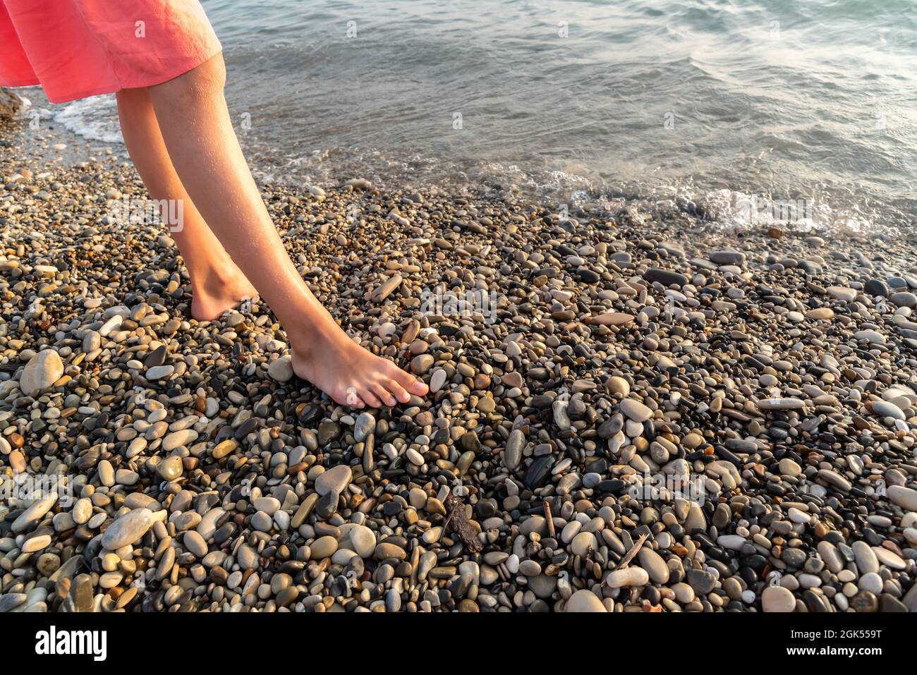 Barefoot woman hi-res stock photography and images - Alamy