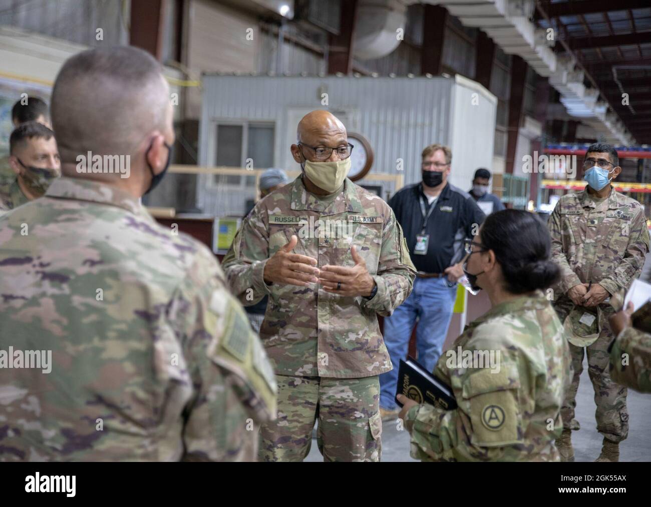 Maj. Gen. Michel M. Russell, Sr., commanding general of 1st Theater ...