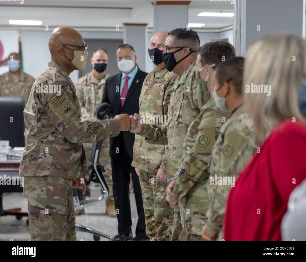 Maj. Gen. Michel M. Russell, Sr., commanding general of 1st Theater ...