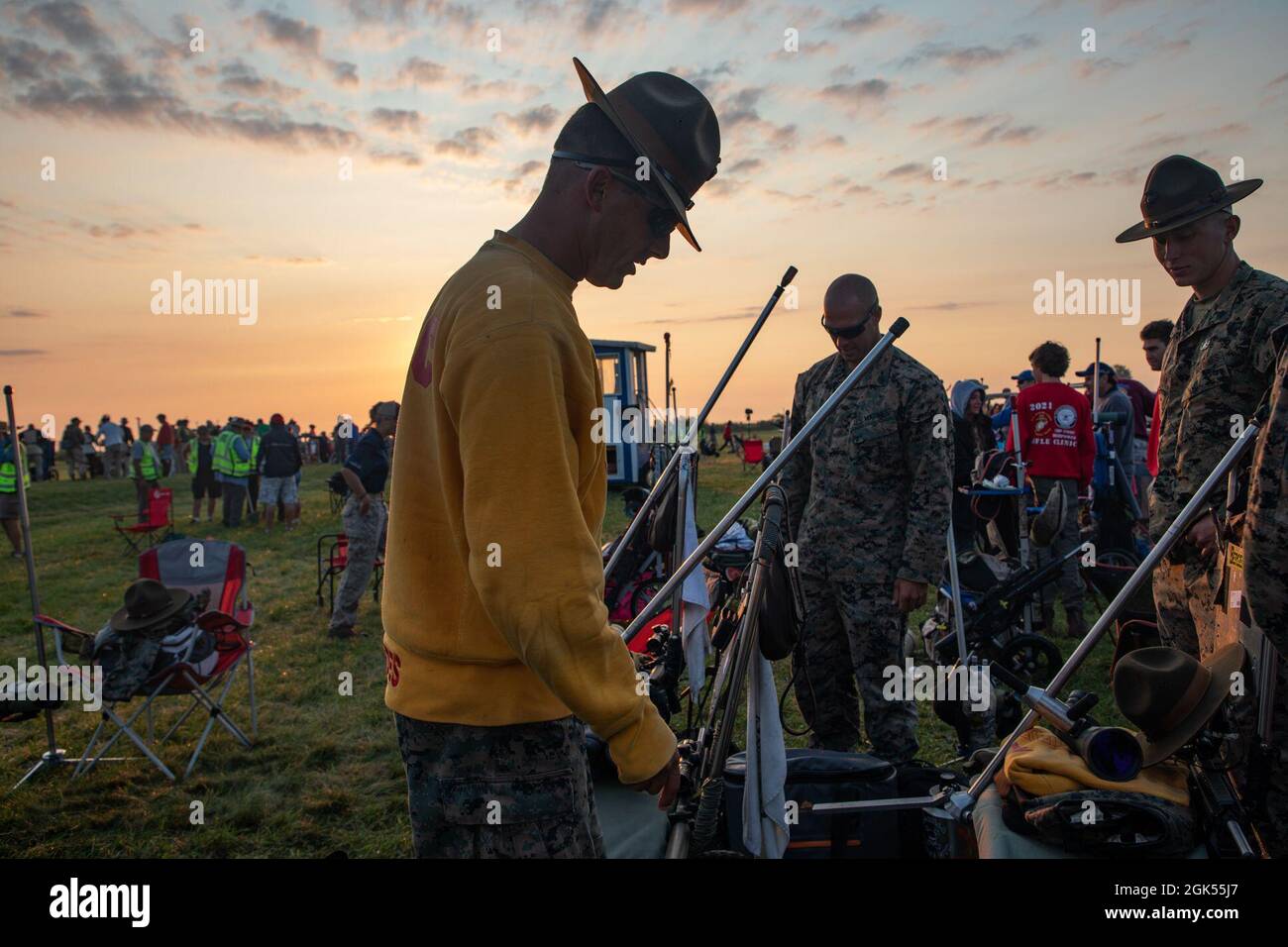 U.S. Marine Gunnery Sgt. Daniel Rhodes, an instructor competitor with ...