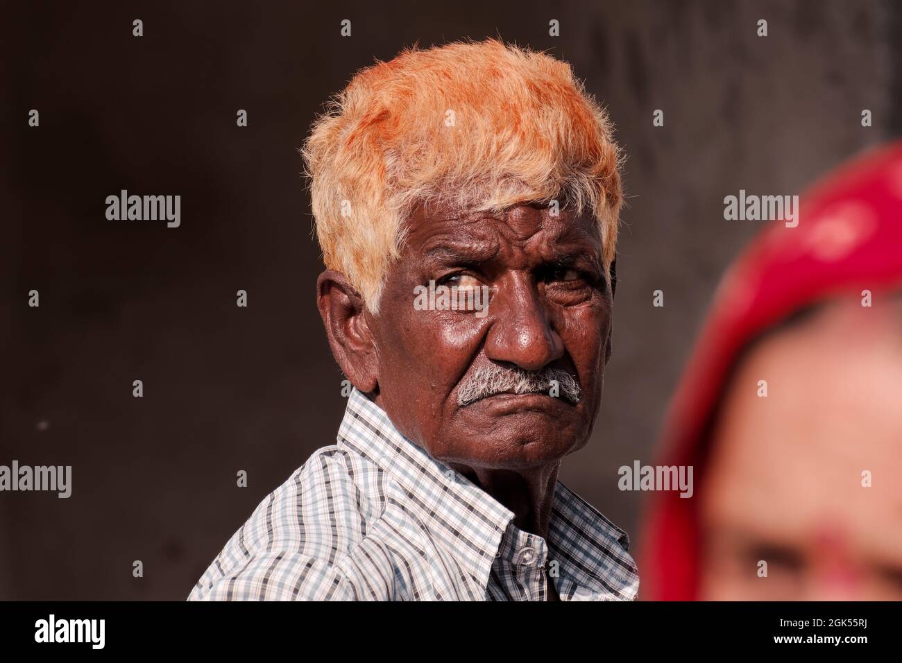 Old face indian hi-res stock photography and images - Alamy