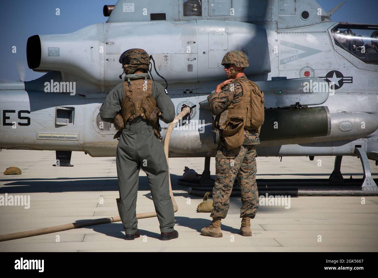 Marines with Marine Wing Support Squadron 372, Marine Aircraft Group ...