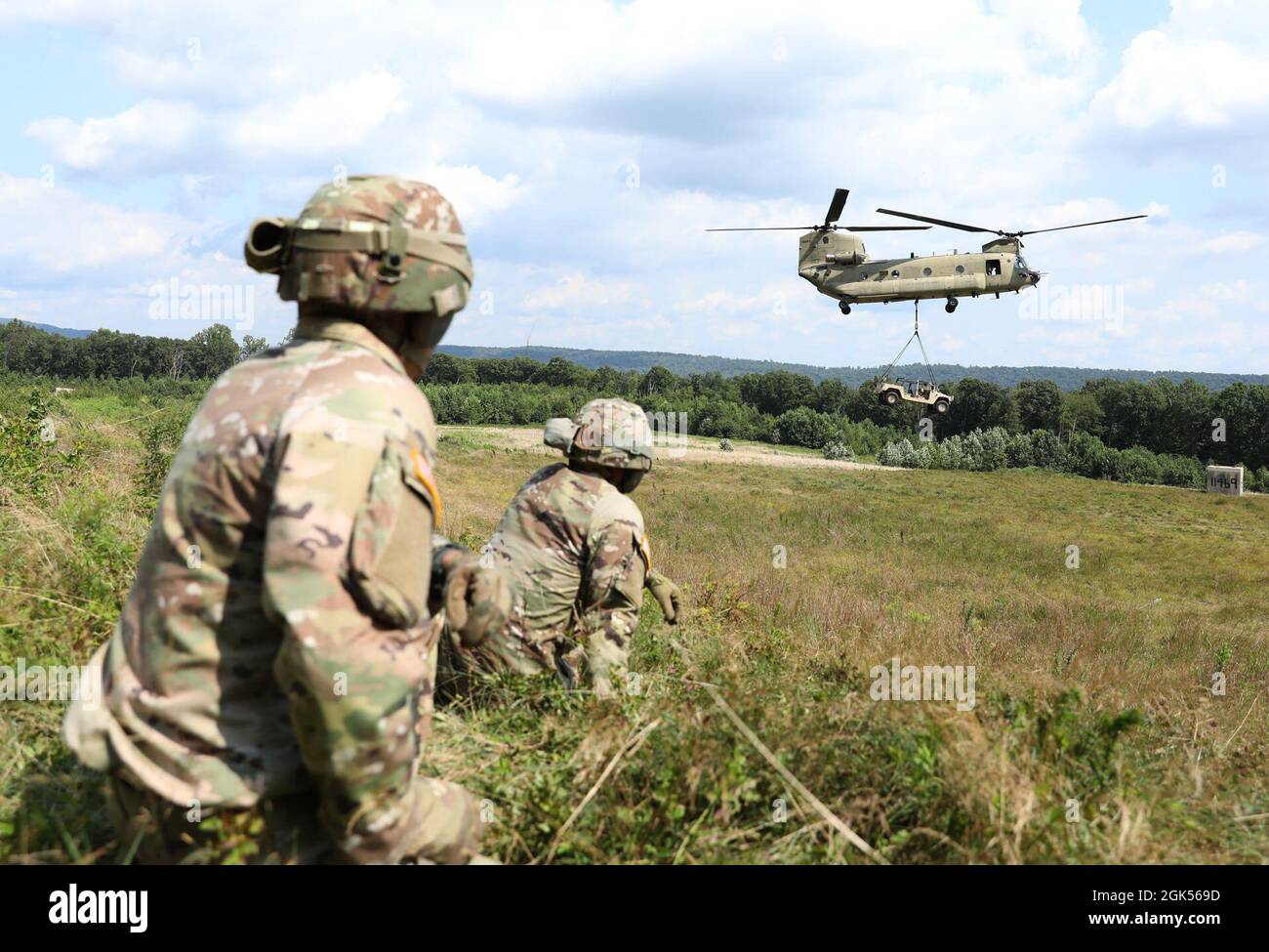 Soldiers from 1st Battalion, 109th Infantry Regiment, 2nd Infantry ...