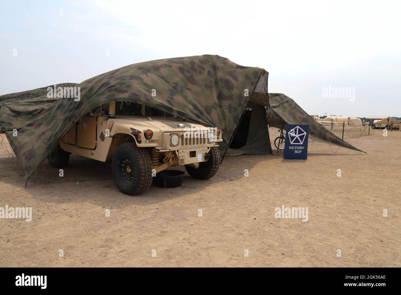 CAMP RIPLEY, Minn. - V Corps' rear command post for their third command ...