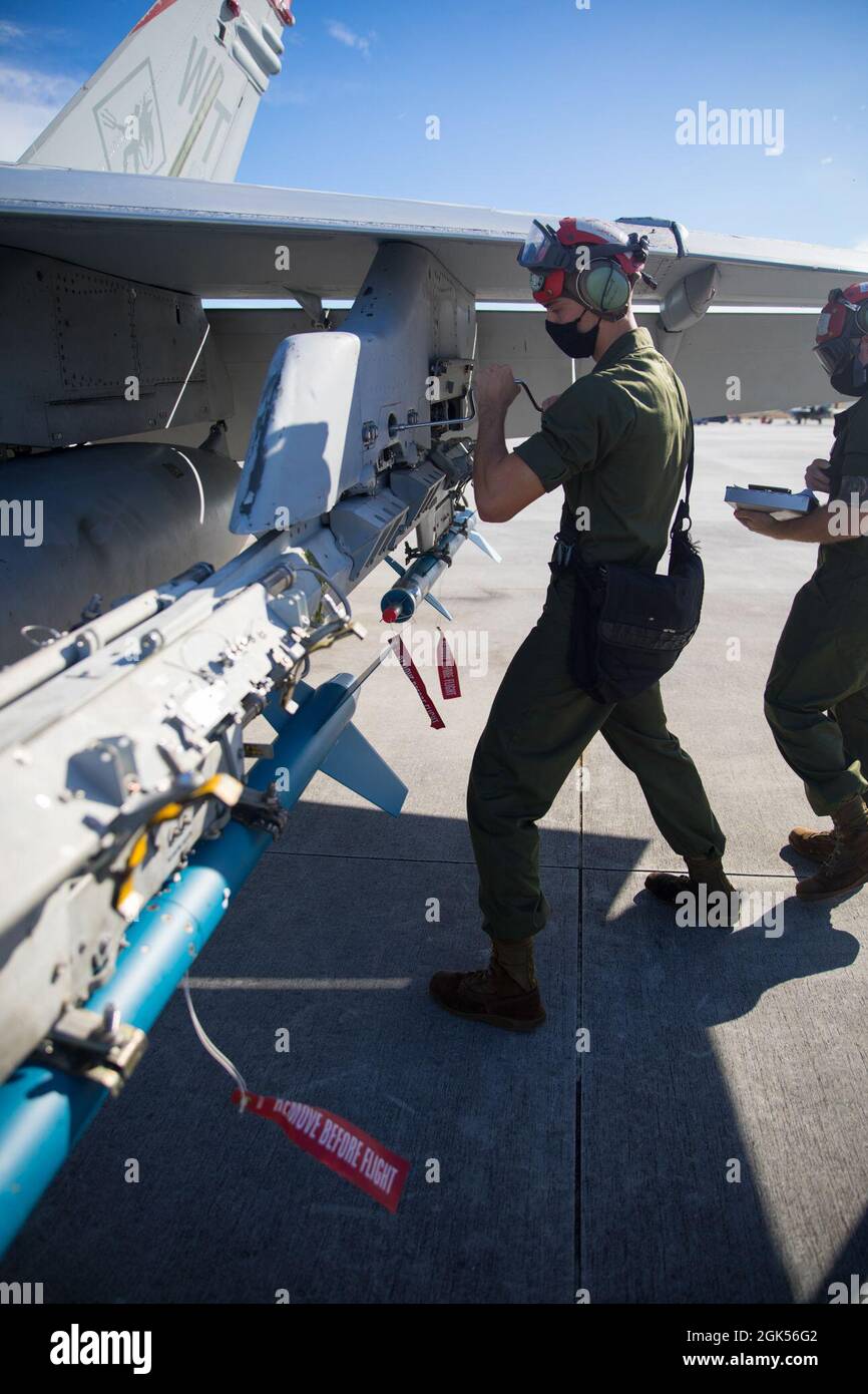 U.S. Marine Corps Cpl. Parrish Delatte, an ordnance technician with ...