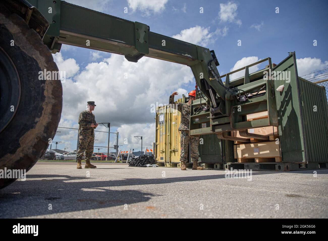 U.S. Marine Corps 1st Lieutenant Kyle Rushford, a Logistics Officer ...