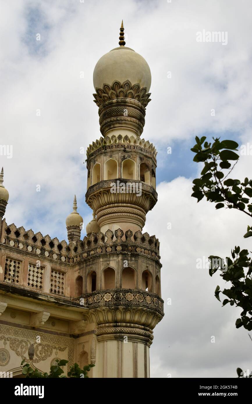 Old Islamic Architectural art of Minaret at old Ruined Mosque/Masjid ...
