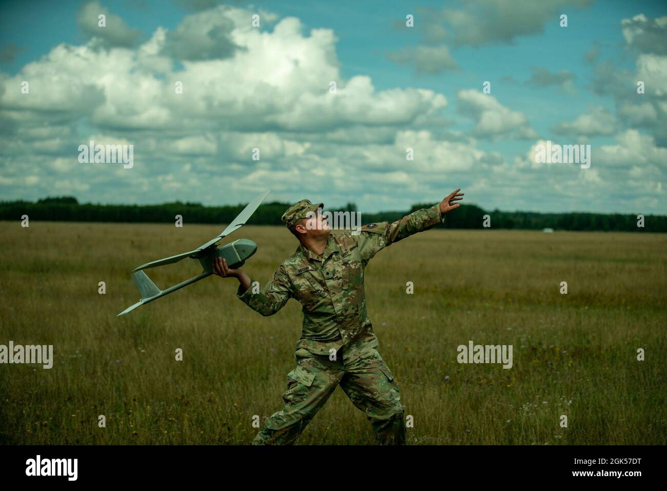U.S. Army Spc. Nathan Mecom from 3rd Battalion, 161st Infantry Regiment ...