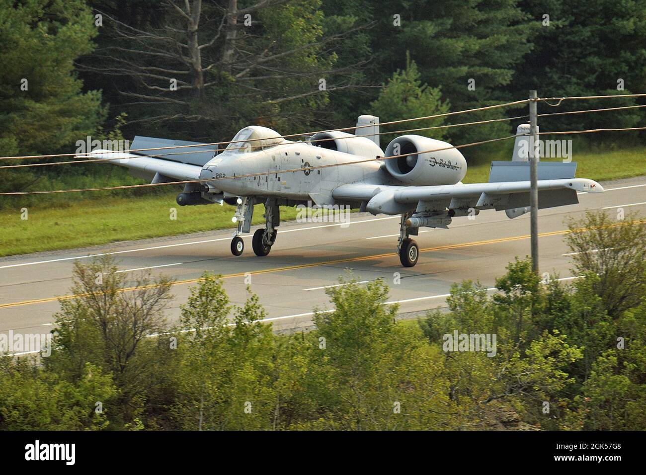 An A-10 Thunderbolt II from the 107th Fighter Squadron, 127th Wing ...