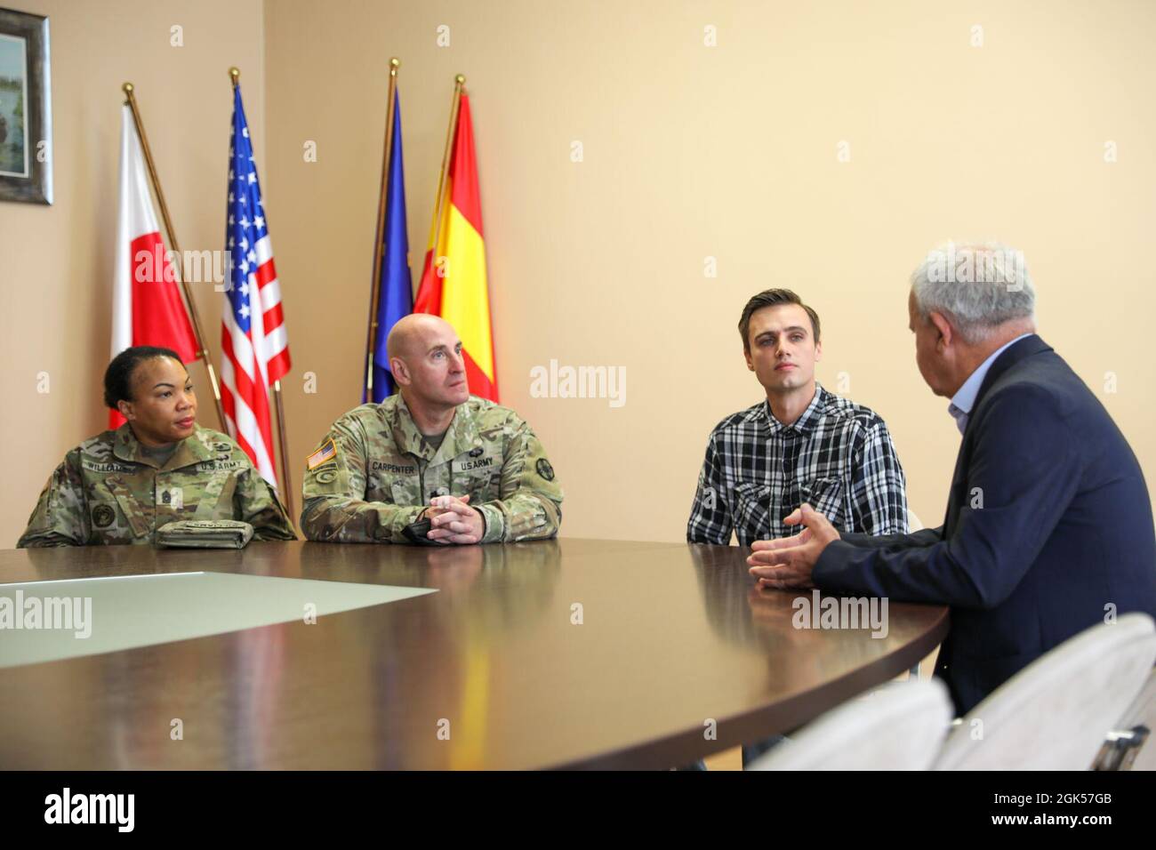 The 49th Transportation Battalion Command Sgt. Maj. Tamara Williams ...