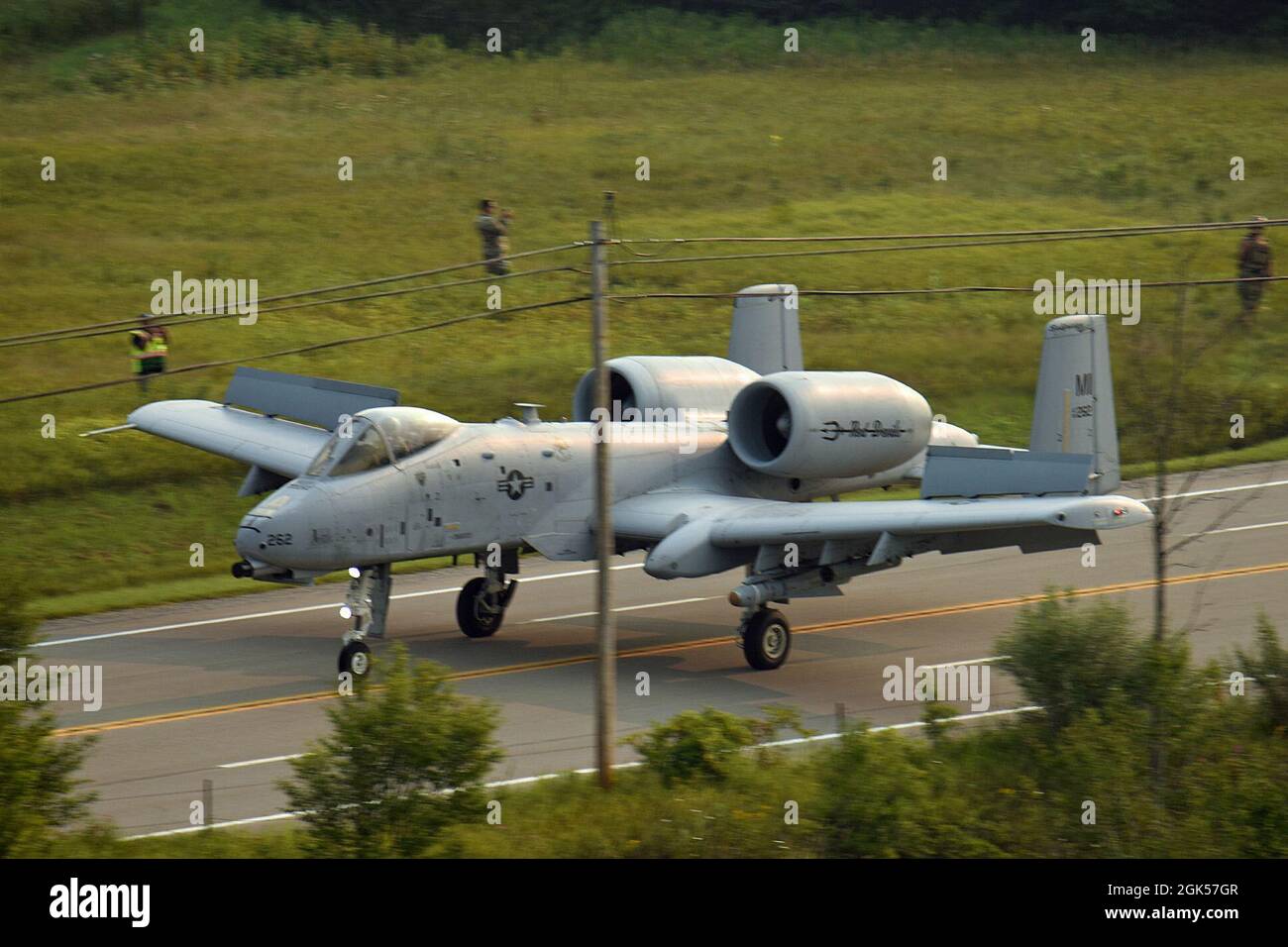 An A-10 Thunderbolt II from the 107th Fighter Squadron, 127th Wing ...
