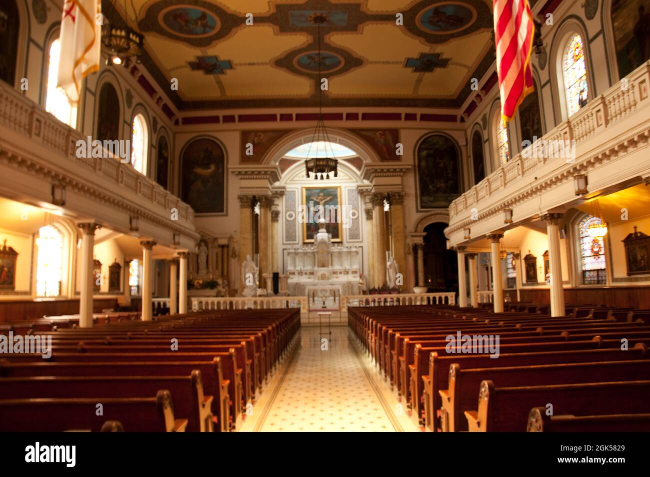 Central Aisle and Altar, St Augustine's Roman Catholic Church ... Central Aisle and Altar, St Augustine's Roman Catholic Church ...