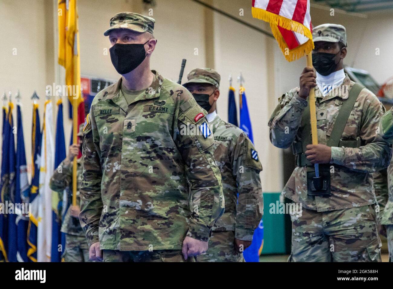 U.S. Army Command Sgt. Maj. James T. Kelly, senior enlisted advisor of ...