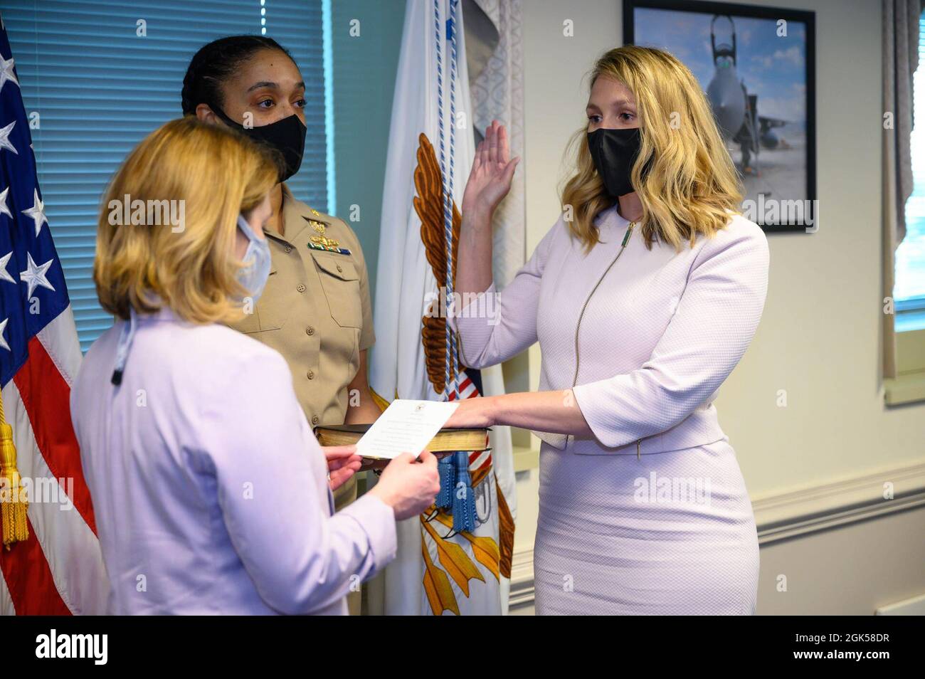 Deputy Secretary of Defense Dr. Kathleen H. Hicks swears in Meredith ...