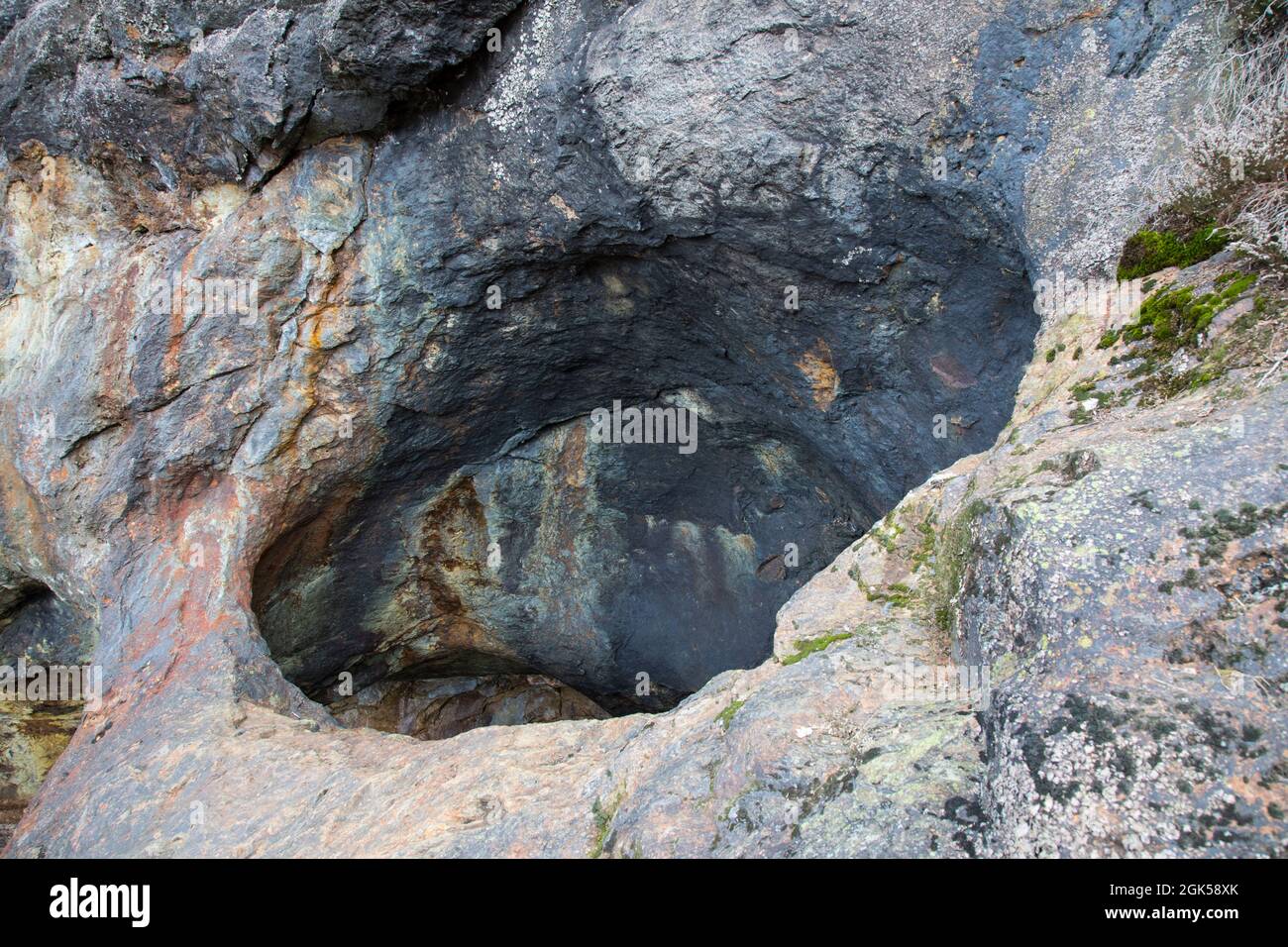Silberberg-Bergwerk, Silberberg mine Stock Photo - Alamy