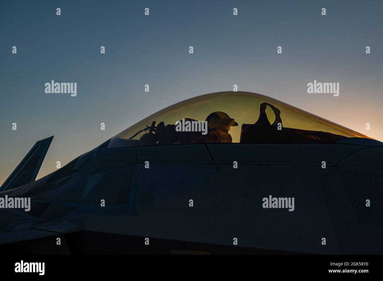 U.S. Air Force Capt. Jakeb Wong, F-22 Raptor pilot assigned to the 27th ...