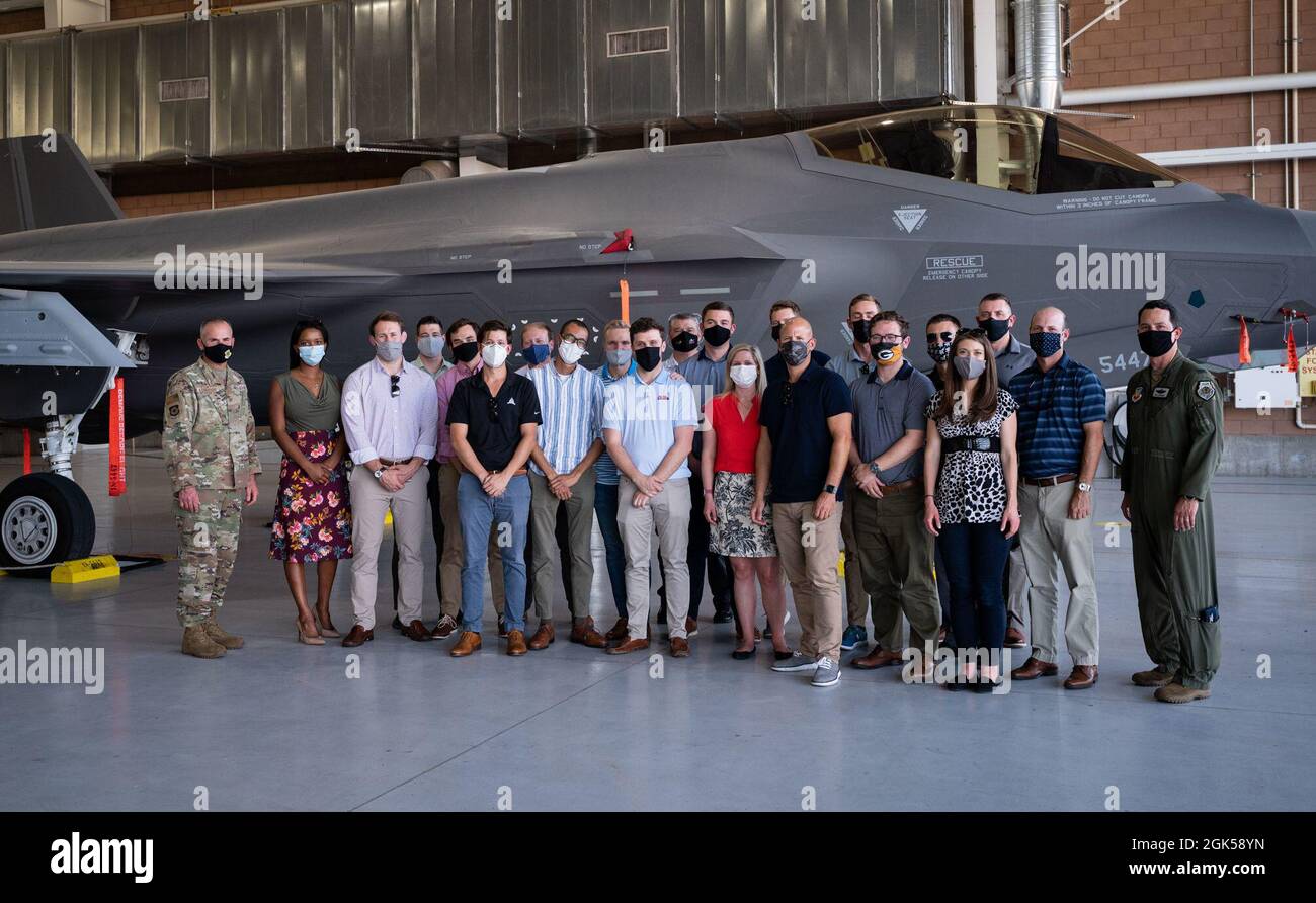 Col. Kevin Jamieson, 57th Wing vice commander (right), and Col. Barton ...