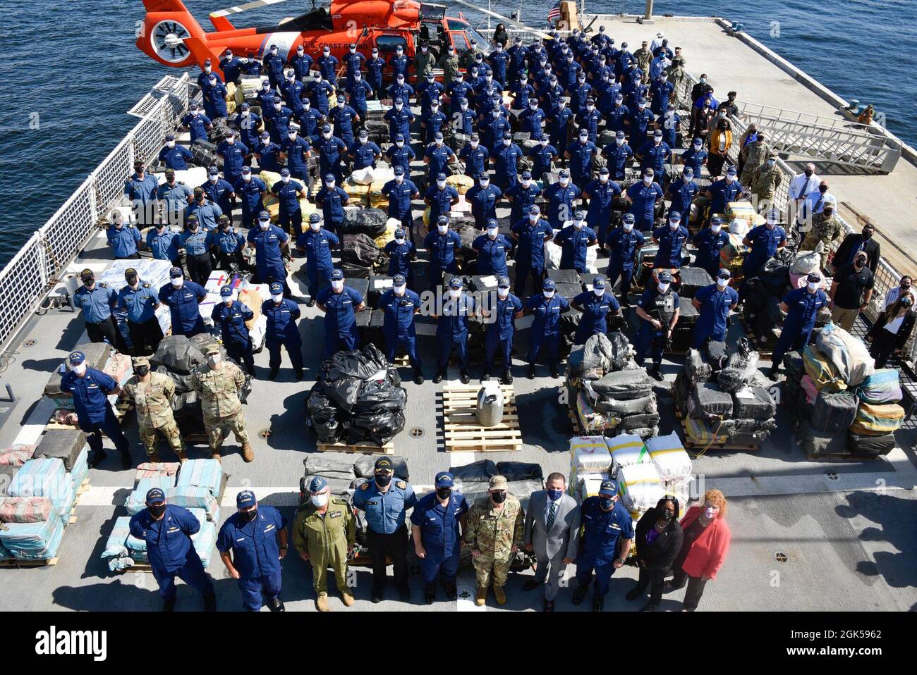 The Coast Guard Cutter James and Canadian Royal Navy Shawinigan crews ...