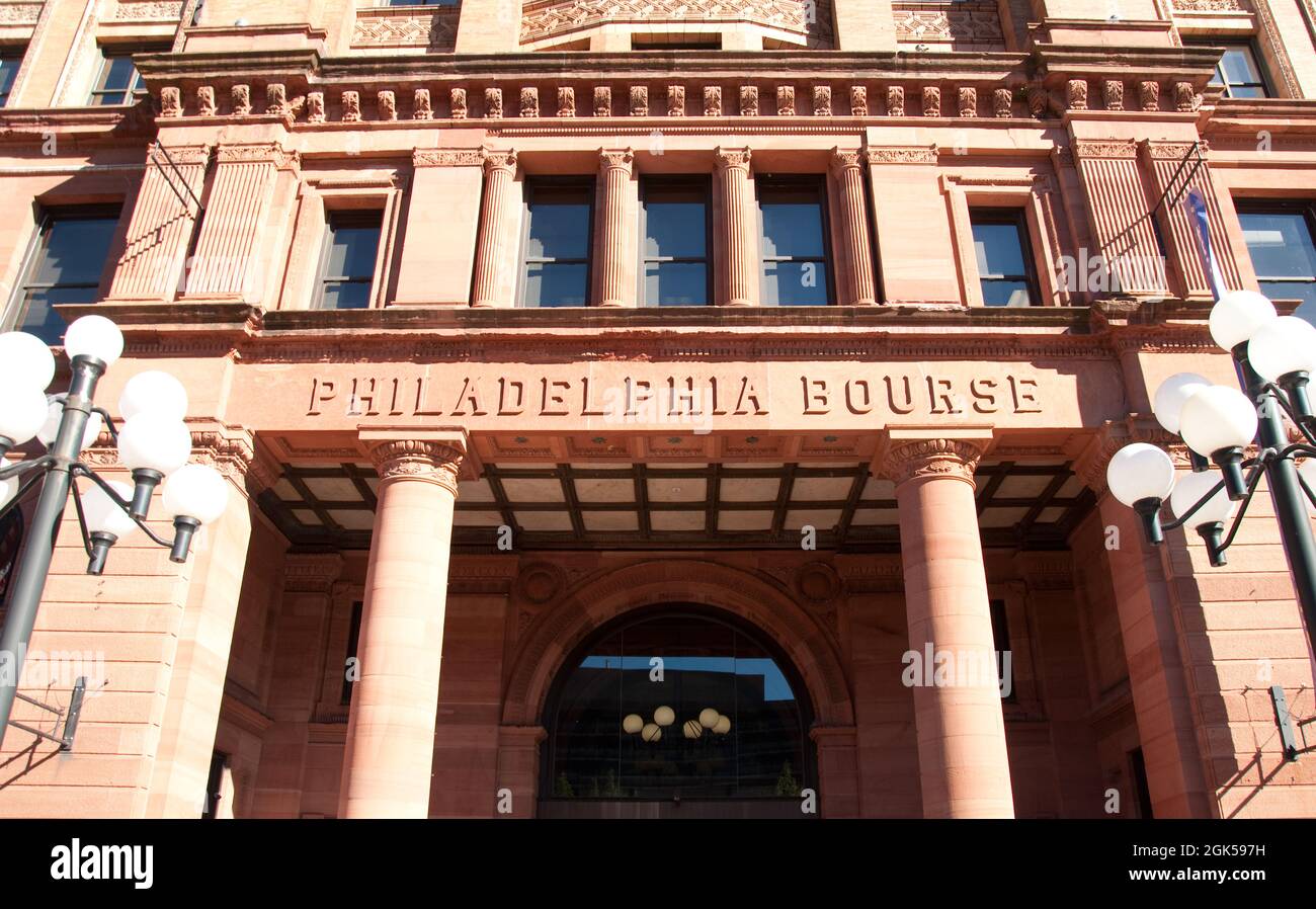 Philadelphia Bourse (Stock Exchange), Philadelphia, Pennsylvania, USA ...