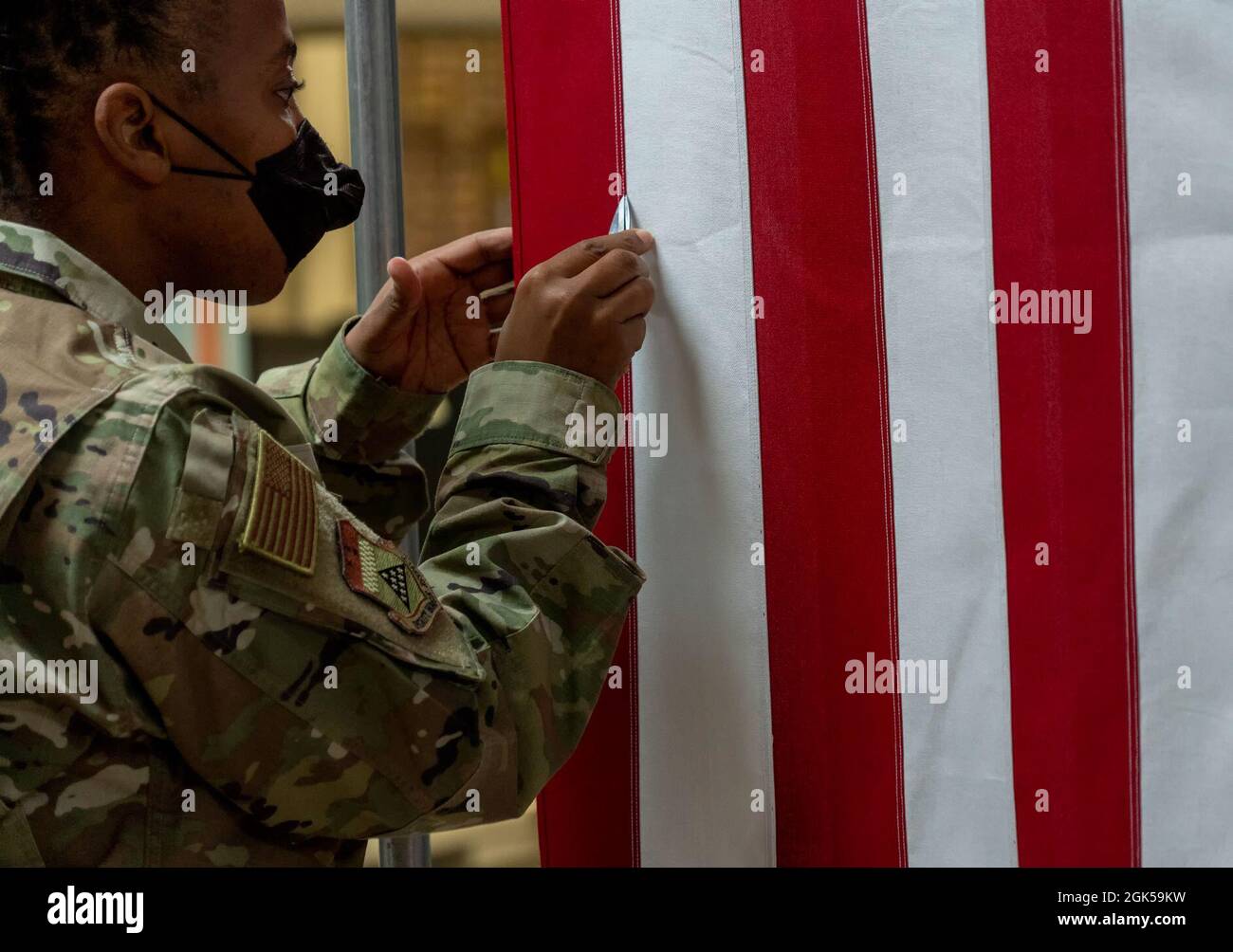 Tech. Sgt. Latasha Major, an Air Force Mortuary Affairs Operations ...