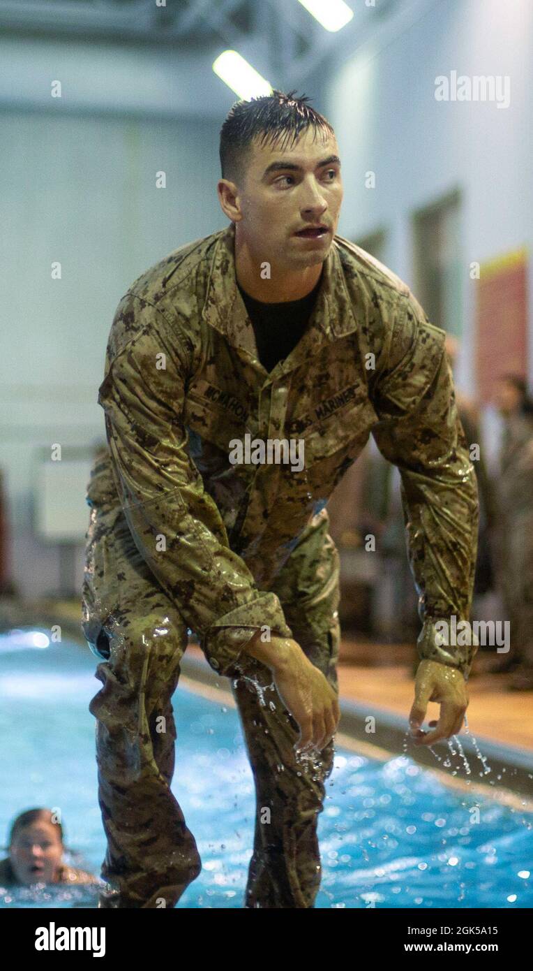 U.S. Marine Corps Officers assigned to The Basic School, conduct ...