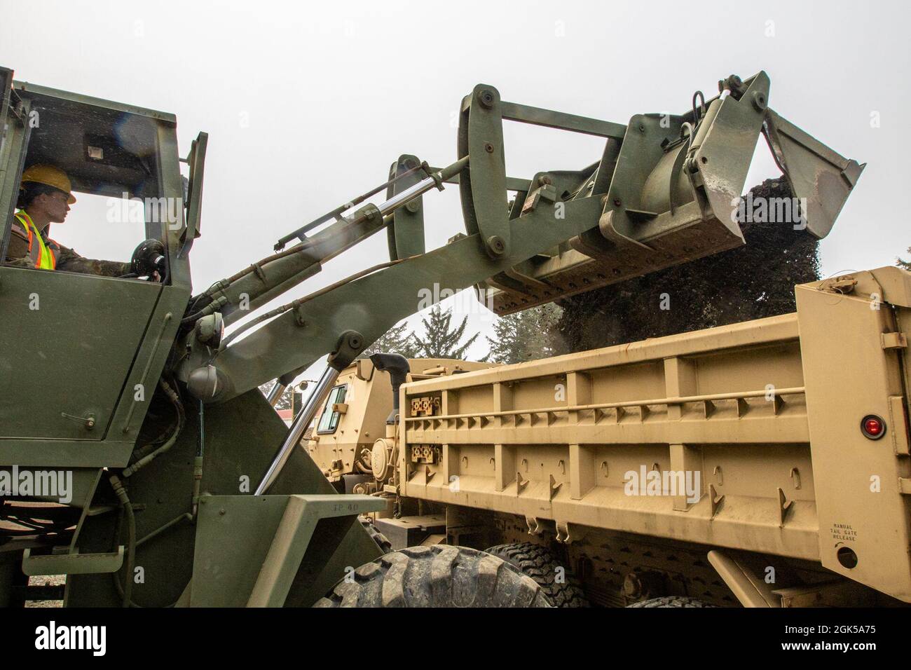 Pvt. 1st Class Chiara Roskelley, a horizontal construction engineer ...