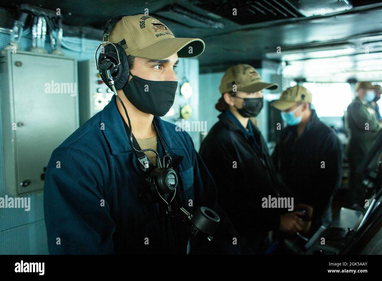 PACIFIC OCEAN (Aug. 5, 2021) Seaman Jesus Salazar, from Hemet, Calif ...
