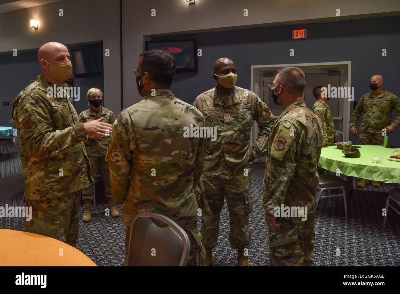 U.S. Air Force Col. Matthew Reilman, 17th Training Wing commander, and ...