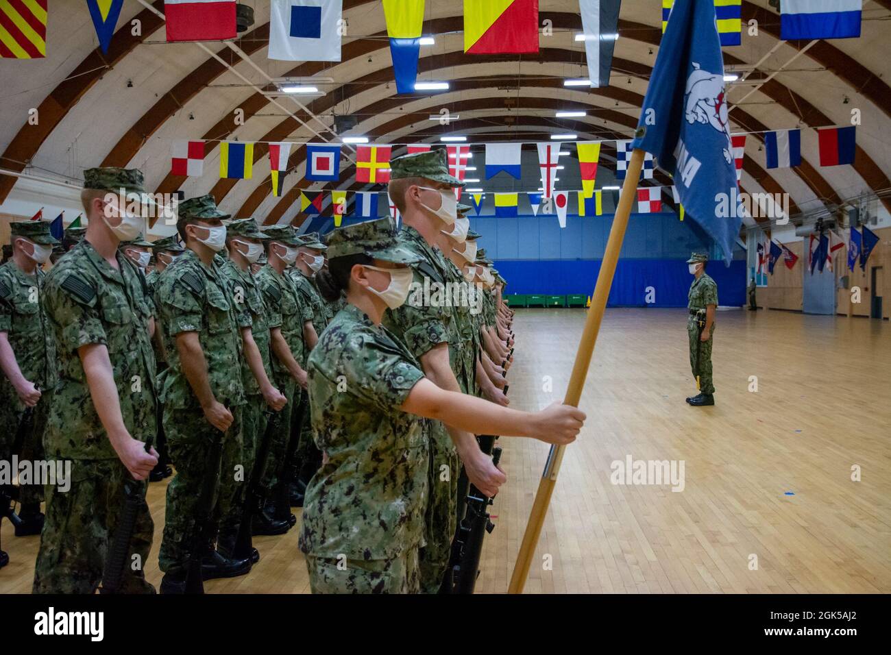 Officer Candidate School (OCS) class 17-21 students, at Officer ...