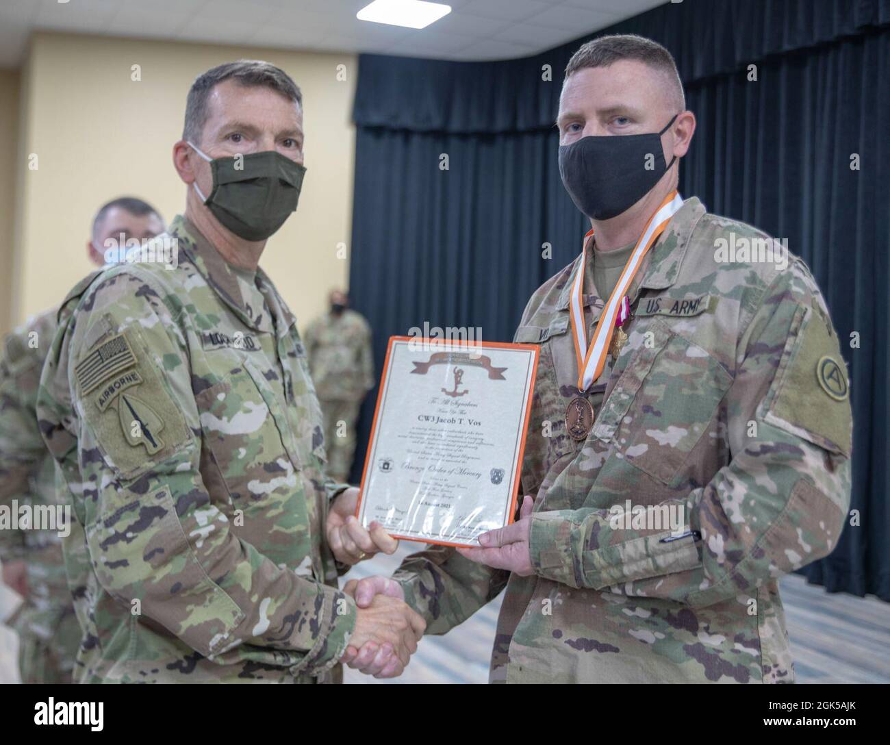 Col. Charles S. Lockwood, commander of Area Support Group - Kuwait, and ...