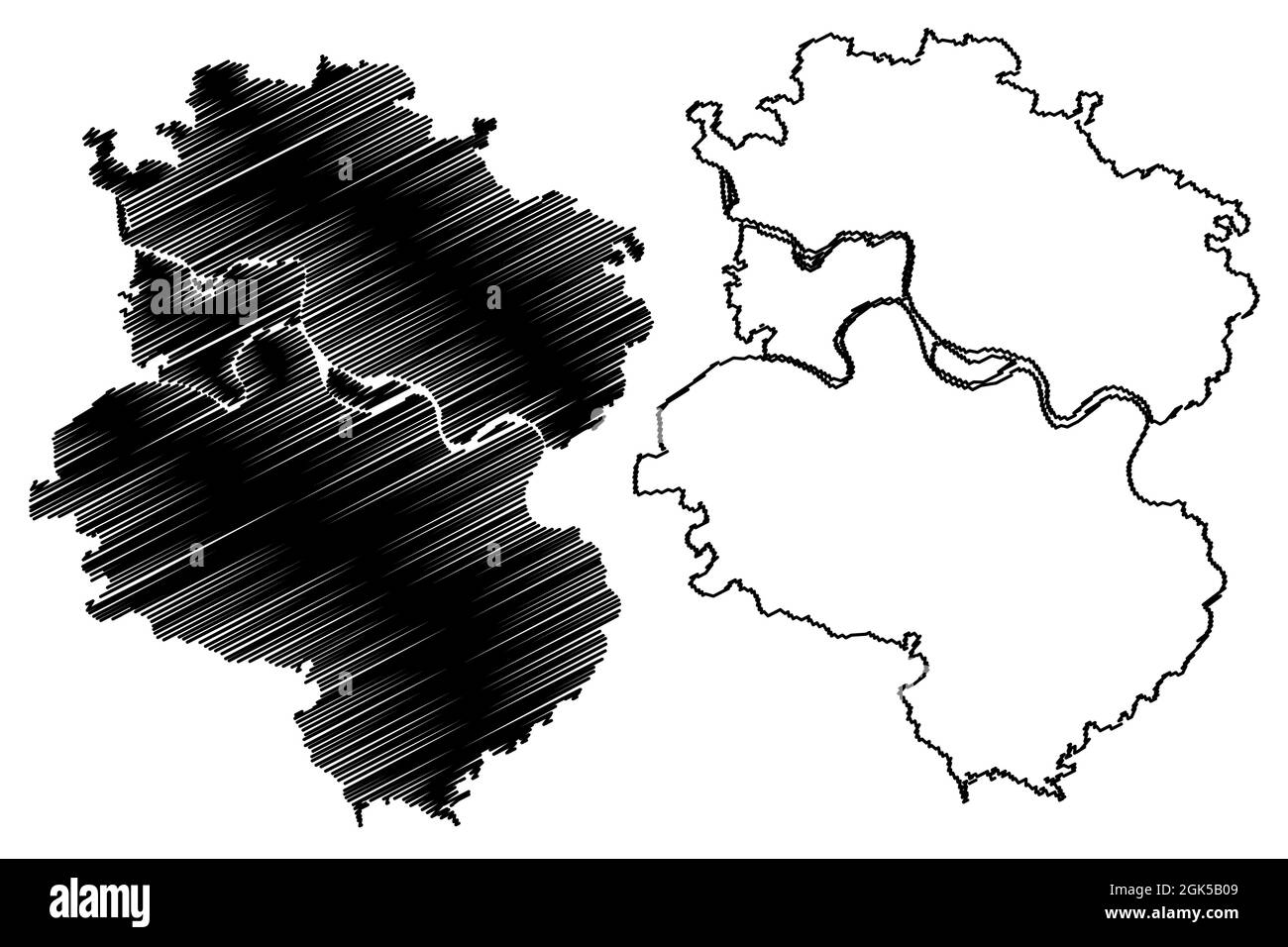 Prayagraj map hi-res stock photography and images - Alamy