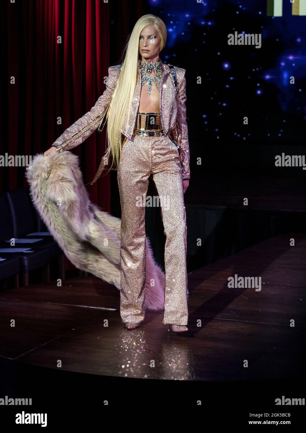 Phillipe Blond walks runway at The Blonds SS22 fashion show during New ...