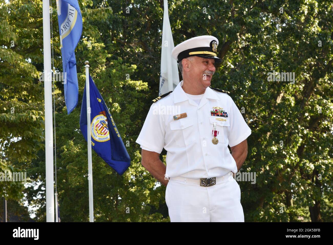 COLTS NECK, New Jersey -- Naval Weapons Station Earle held a retirement ...